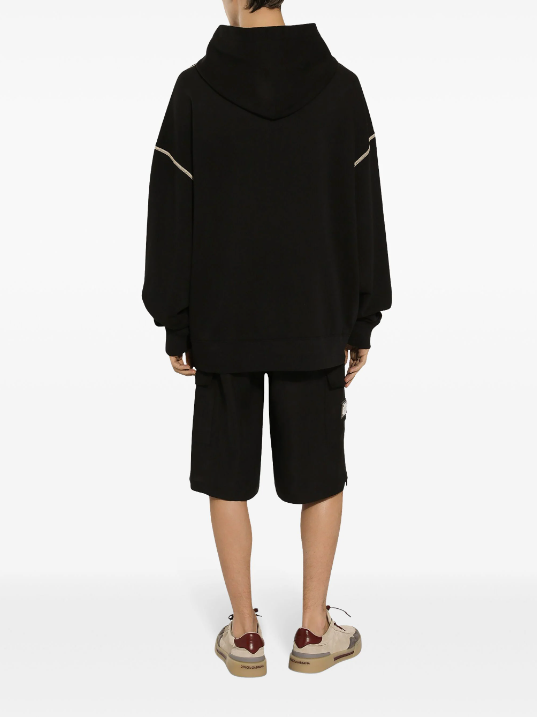 Dolce & Gabbana DG-print cotton hoodie – Profile Fashion