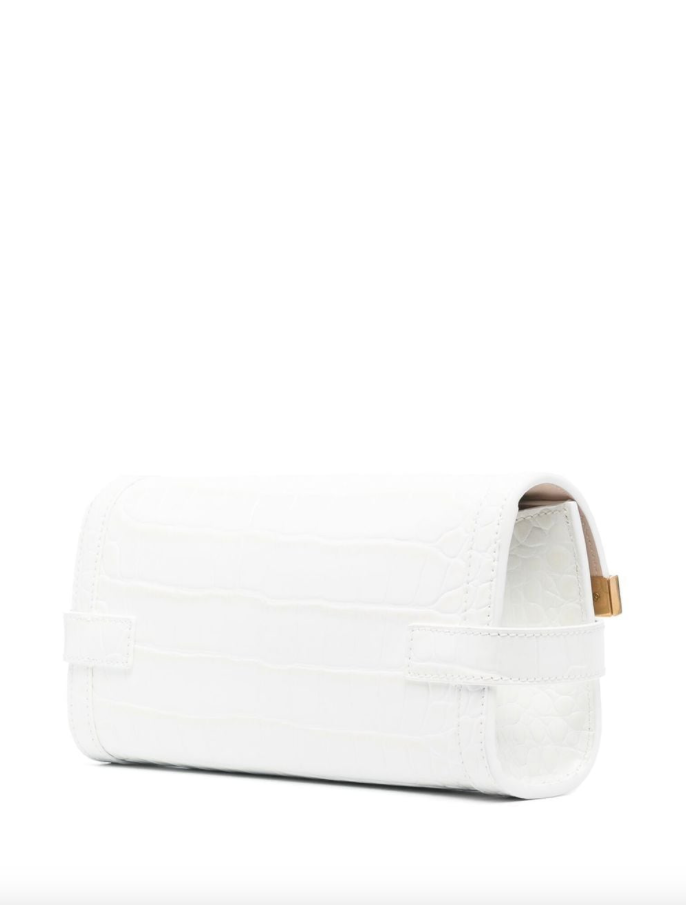 Balmain B-Buzz 23 leather clutch bag – Profile Fashion