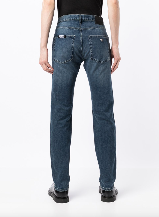 Emporio Armani J45 regular-fit jeans in comfort-twill denim – Profile ...
