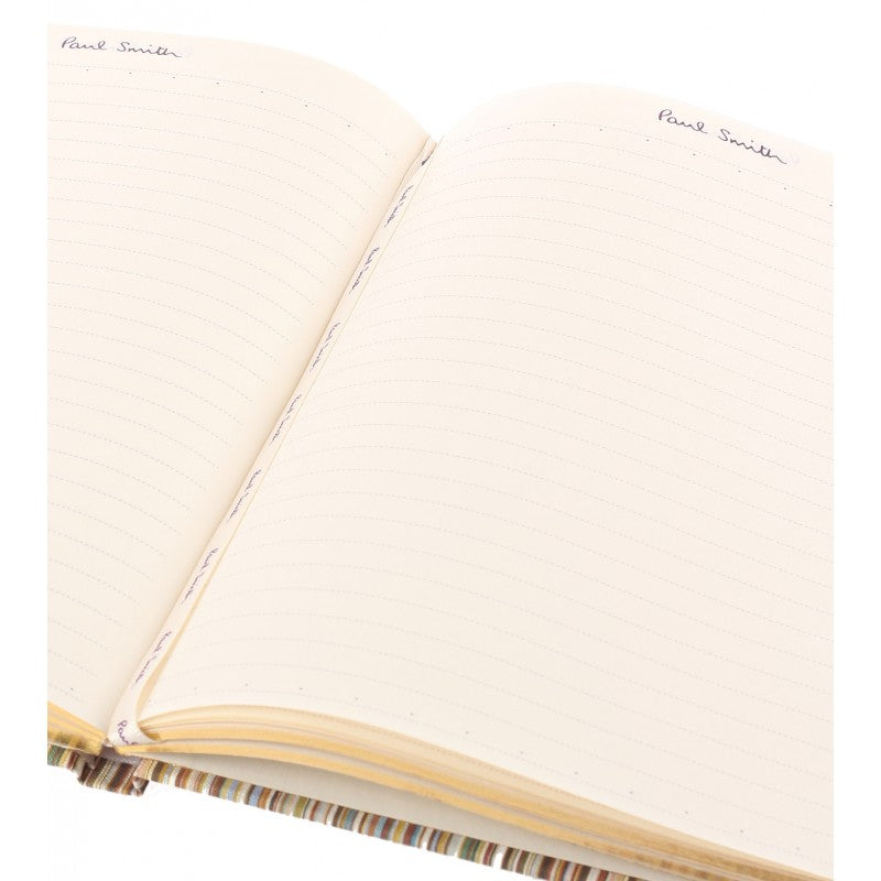Paul Smith Medium signature stripe linen notebook – Profile Fashion